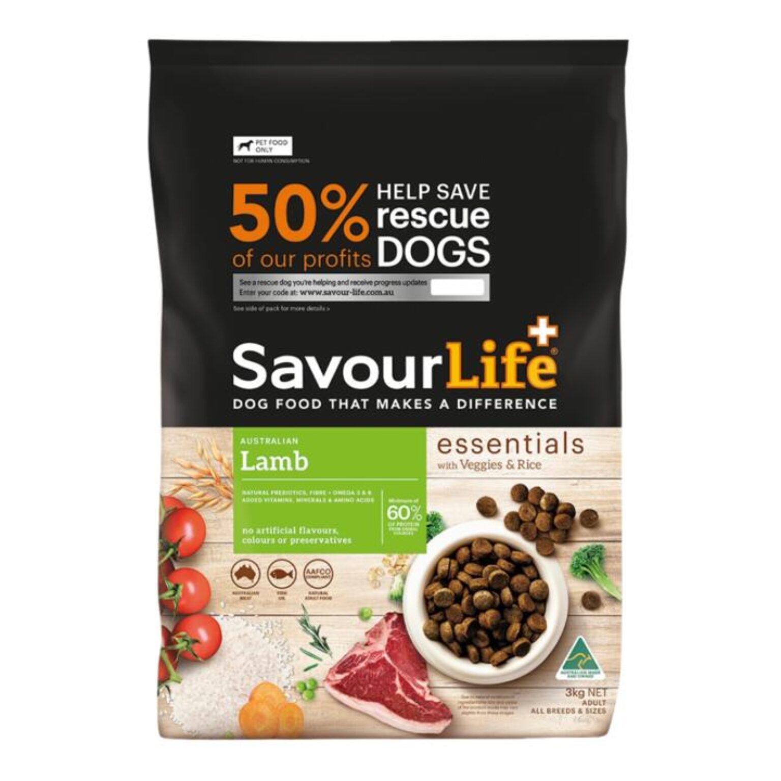 Savourlife Essentials Lamb Adult Dry Dog Food – Sniff Out